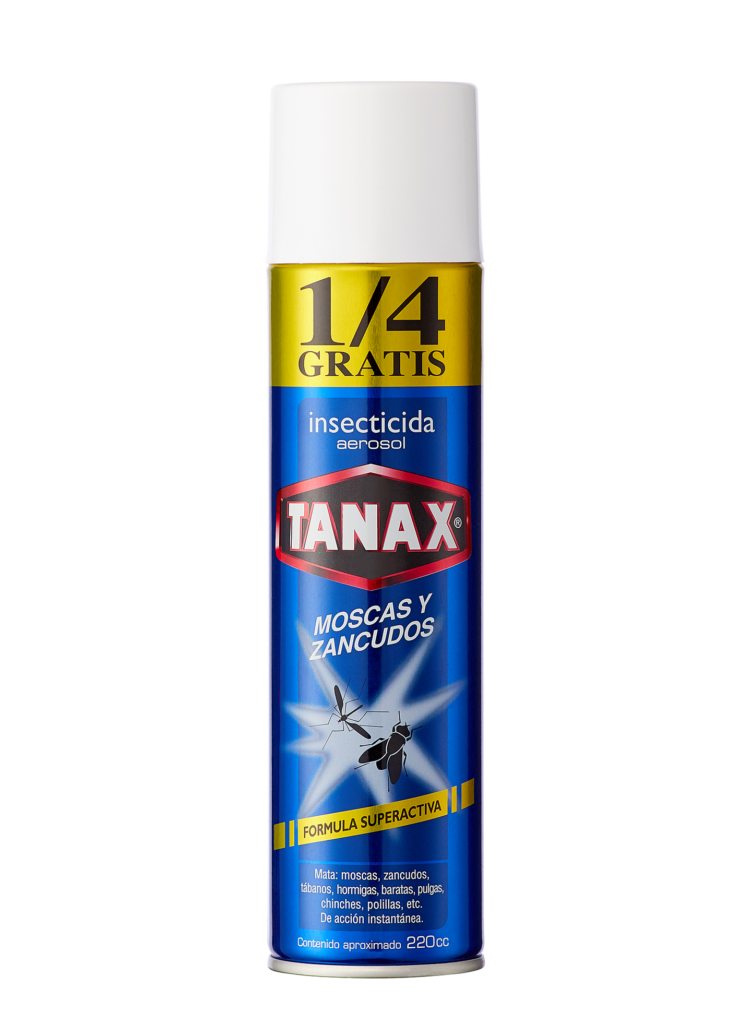 Insecticida en aerosol tanax 220cc (moscas y sancudos) – Mateo Market