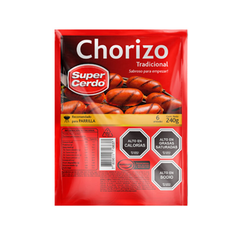 Chorizo tradicional super cerdo 240grs – Mateo Market