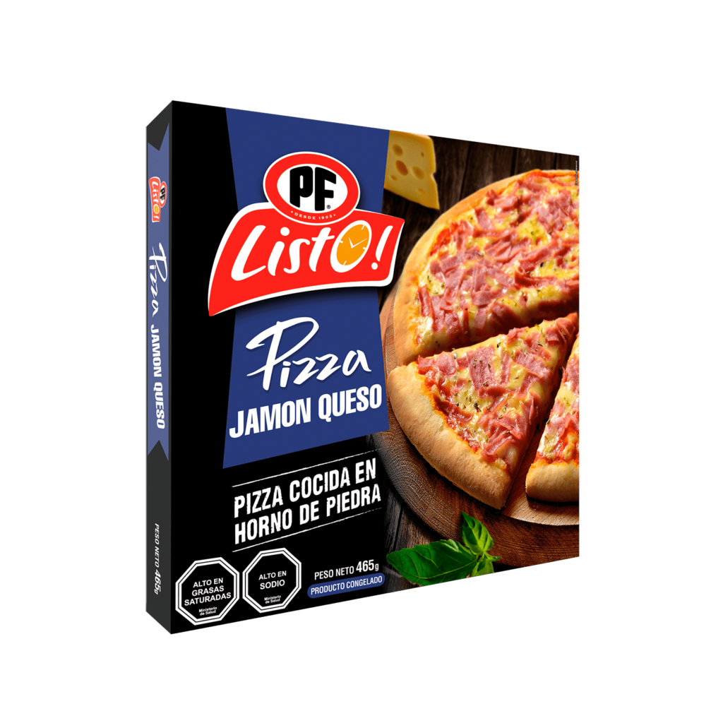 Pizza jamon queso PF 430grs – Mateo Market