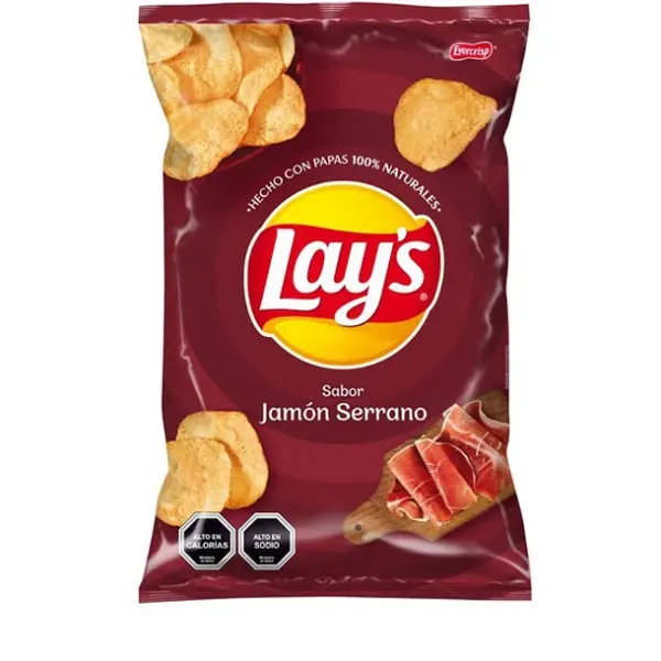 Papas fritas Lays Jamon Serano 140g – Mateo Market